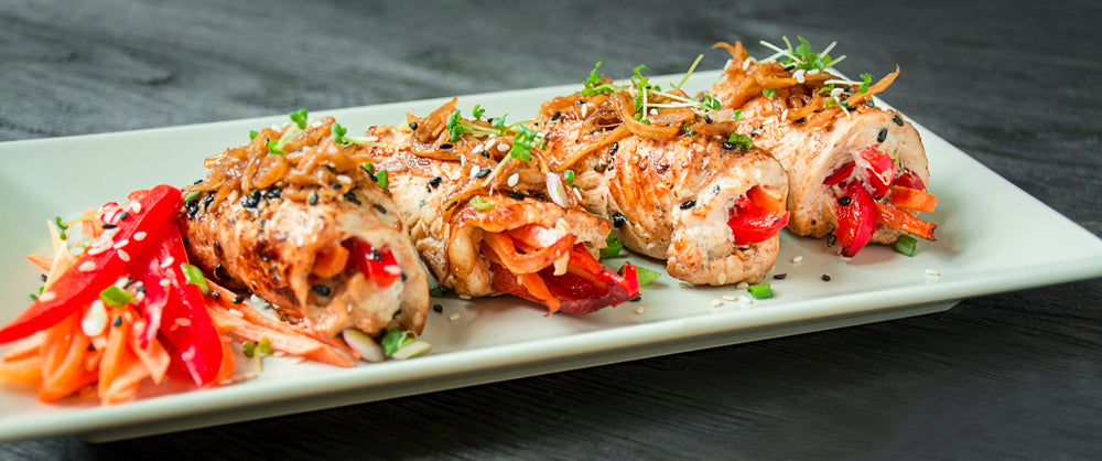 Bell Pepper Stuffed Chicken Roll-ups – SharkNinja Singapore
