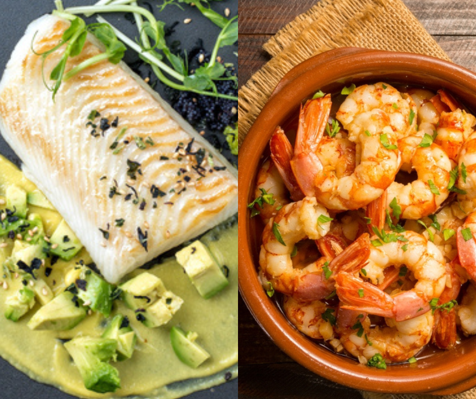 Cod With Avocado And Garlic Prawns – Shark Ninja Singapore