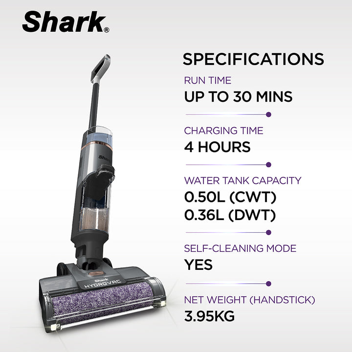 Shark HydroVac 3-in-1 Cordless Wet & Dry Hard Floor Cleaner – Shark ...