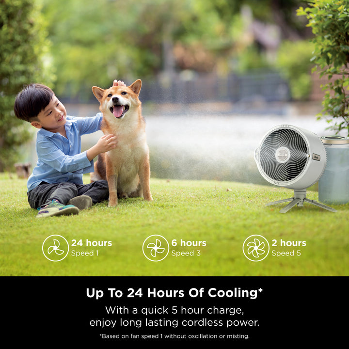 Shark FlexBreeze™ Pro Mist Indoor & Outdoor Fan With Water Tank - FA30 ...