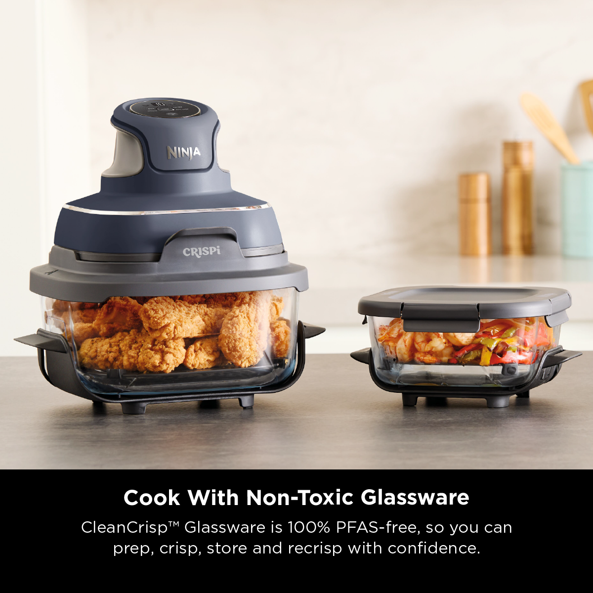 Ninja CRISPi Portable Glass Air Fryer - FN101 – SharkNinja Singapore
